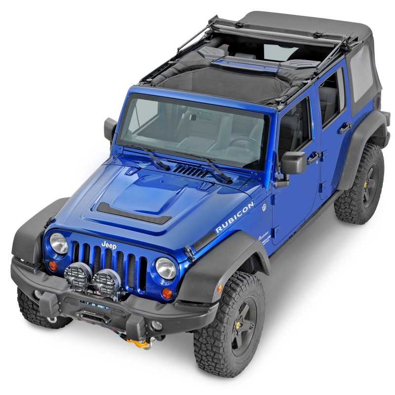 Capote bikini Sun Shade complet Jeep Wrangler JK - Kulture Jeep