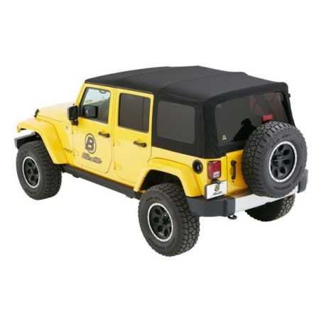 Bâche Bestop Supertop Black Twill noir Jeep Wrangler JK - Kulture Jeep