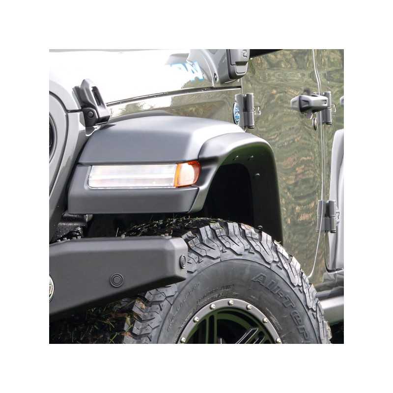 Kit extensions ailes +5cm avant + arrière Jeep Wrangler hybride 4xe