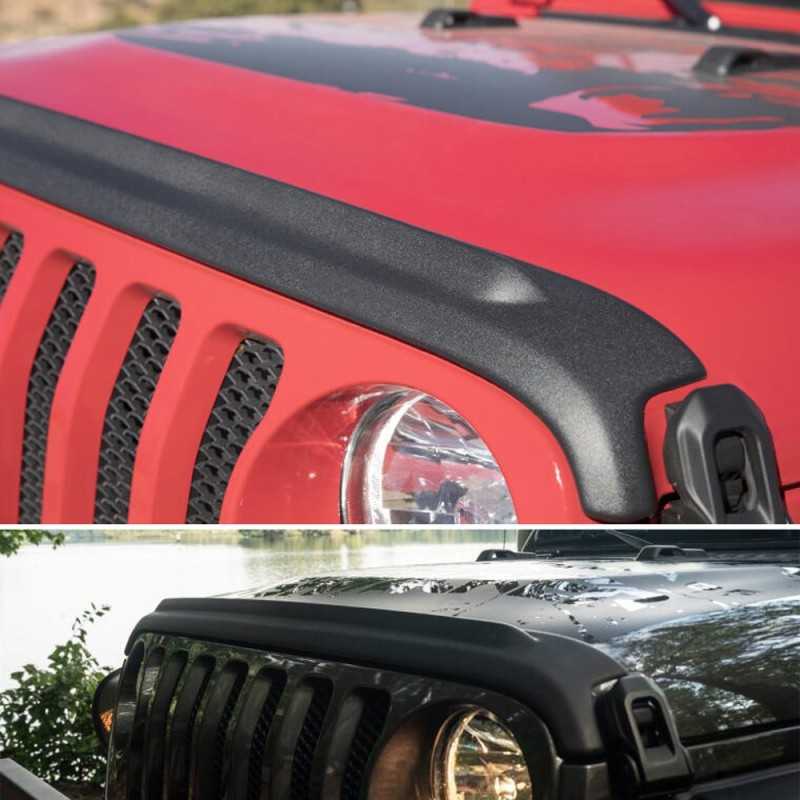 Déflecteur de capot Jeep Wrangler JL / 4xe & Gladiator - Kulture Jeep